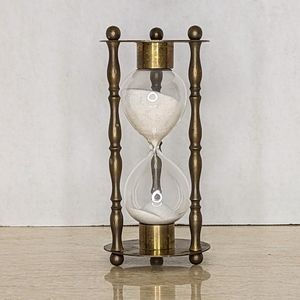 Vintage | Accents | Vintage Brass Hourglass Egg Timer Mcm Decor ...